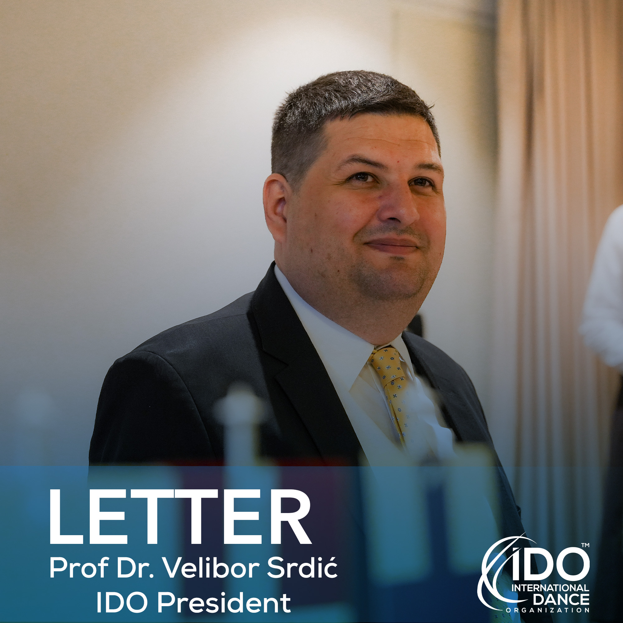IDO PRESIDENT'S LETTER TO ALL THE IDO MEMBERS - IDO