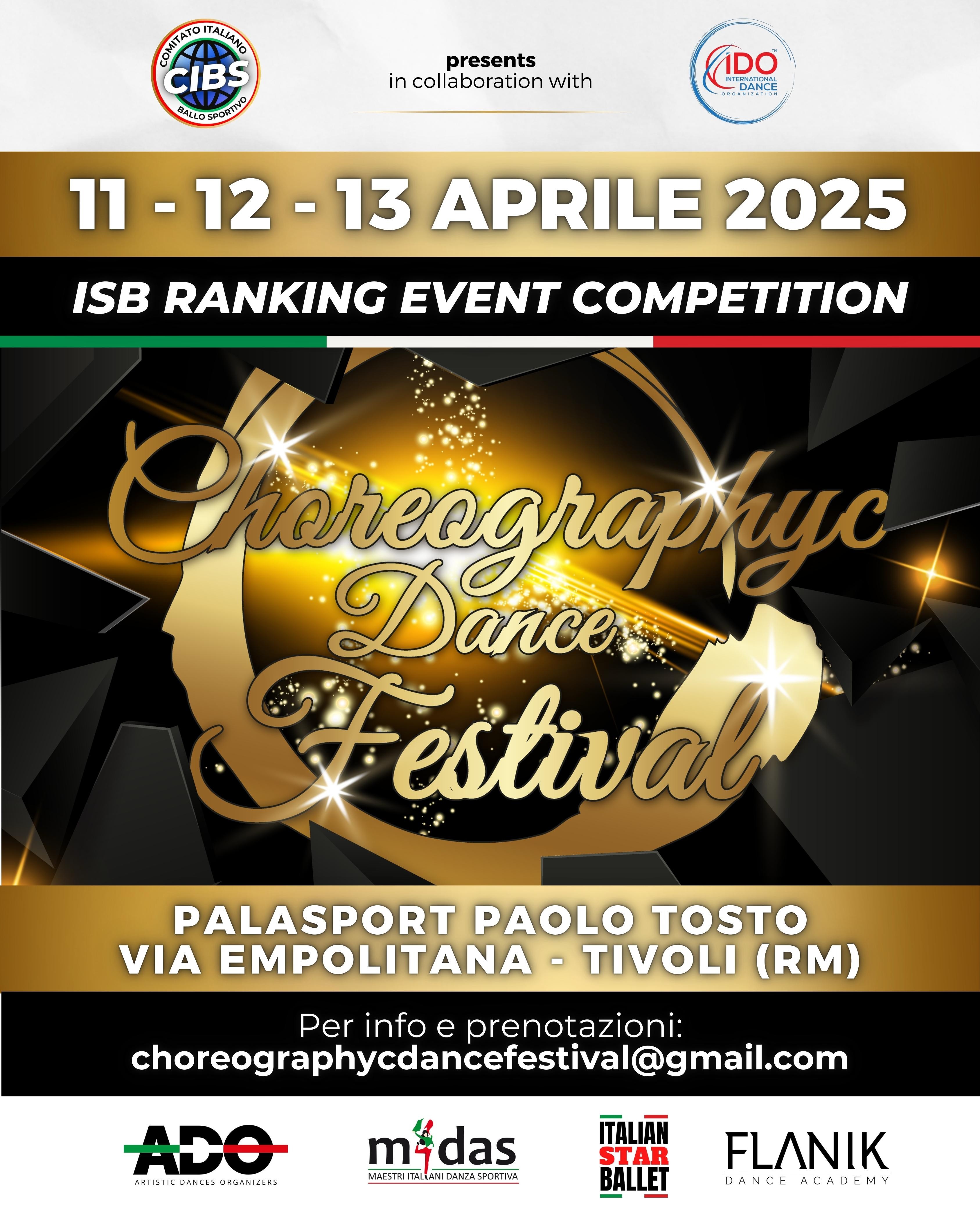 Two Major IDO Licensed Dance Events Set for April 2025 in Italy and ...